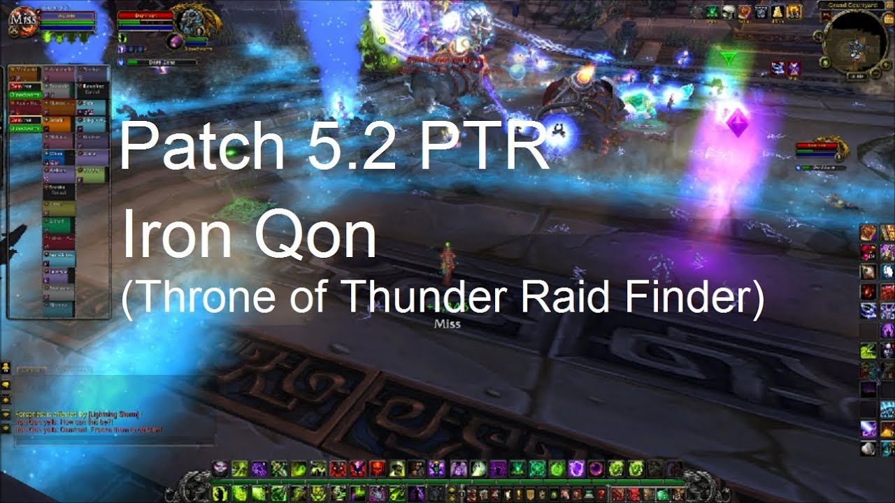 Iron Qon (Throne of Thunder Raid Finder) - WoW Patch 5.2 PTR !! - YouTube