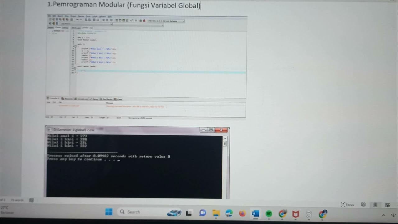 tugas pengantar coding - YouTube