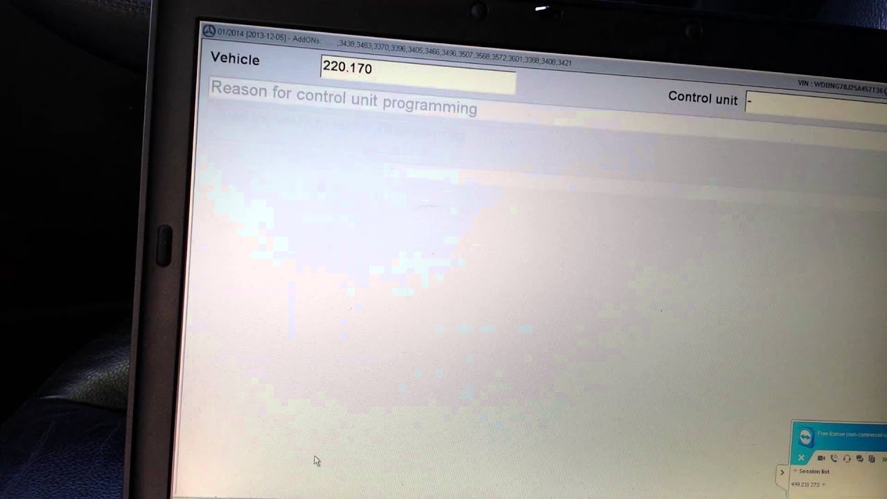 Mercedes w220 scn coding - YouTube