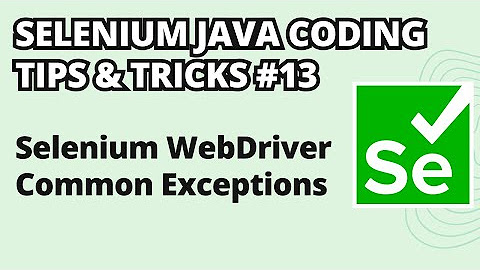 Selenium Java Coding Tips & Tricks - YouTube