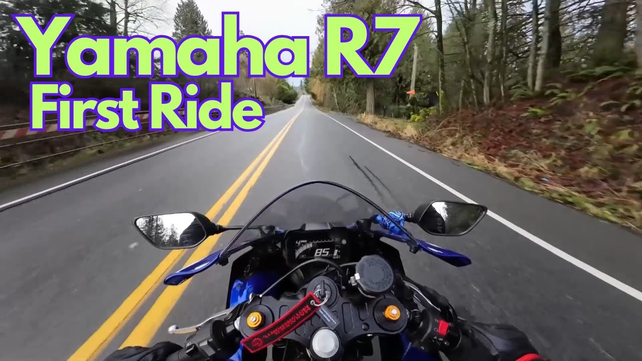 First Ride On My 2022 Yamaha R7 | First Reaction - YouTube