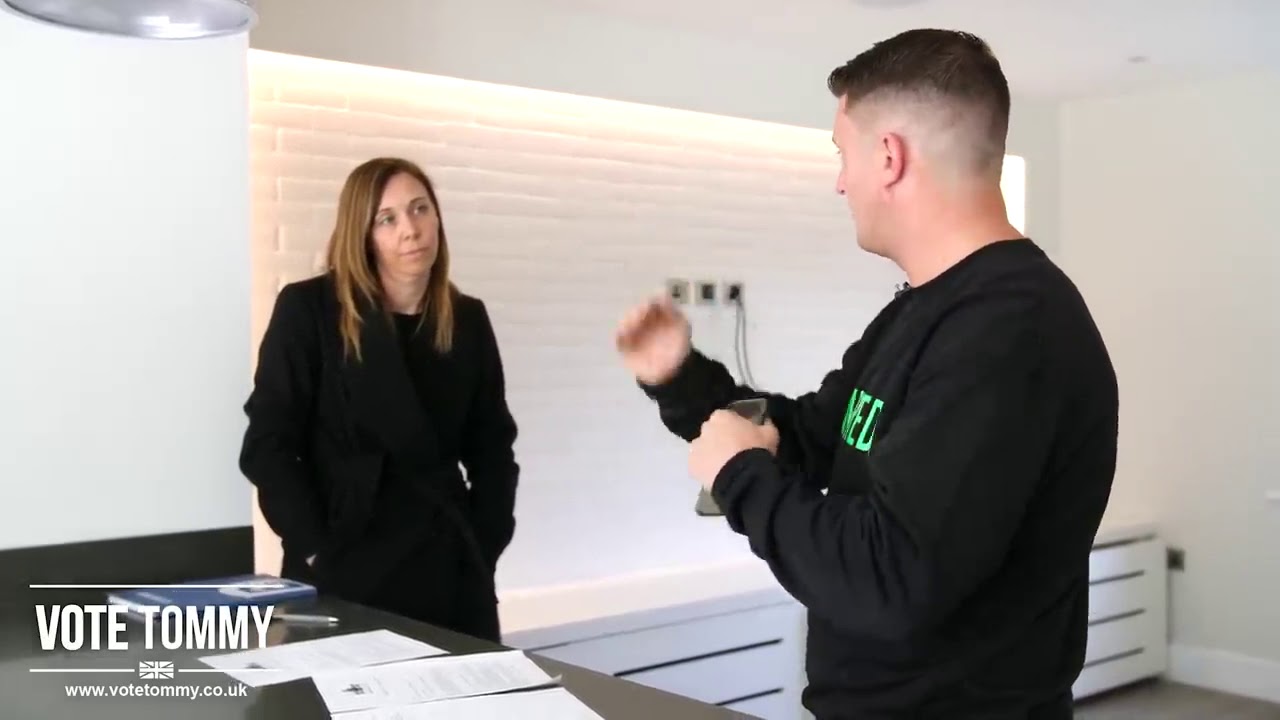 The police visit to Tommy Robinson yesterday - Osman warning - YouTube