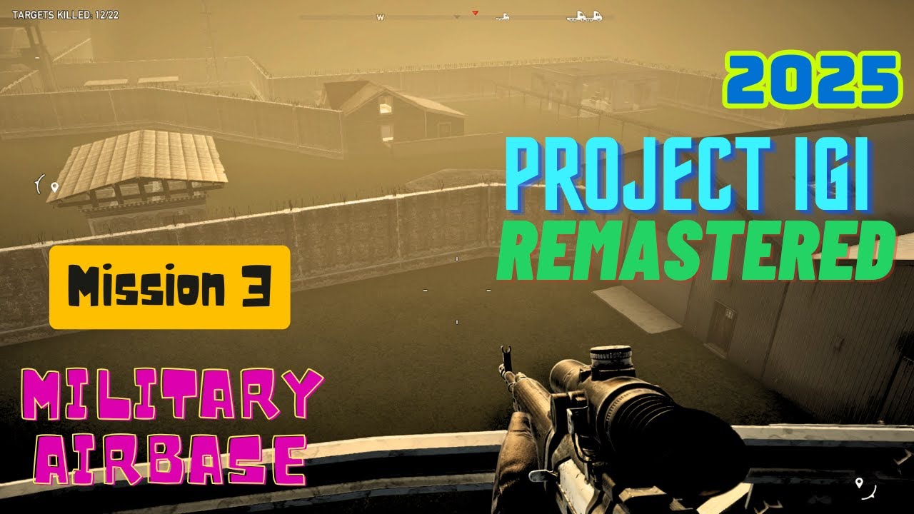 Project IGI Remastered | Mission 3 | Military Airbase | 1080P HD - YouTube