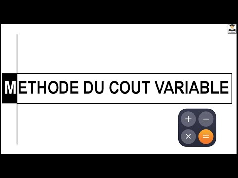 METHODE DU COUT VARIABLE - YouTube