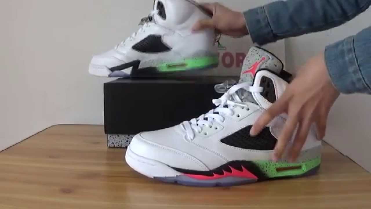Unboxing from kicksword.cn air jordan 5s space jam - YouTube