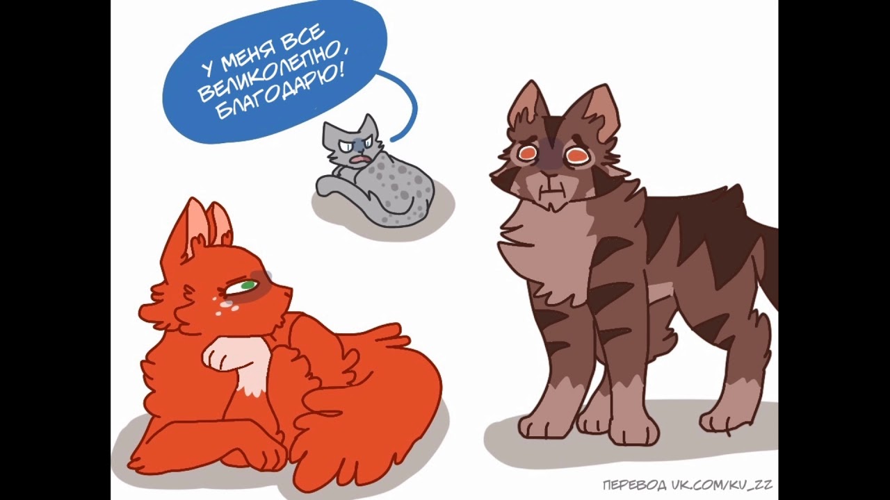 Коты воители озвучка комиксов приколы (#5) - YouTube