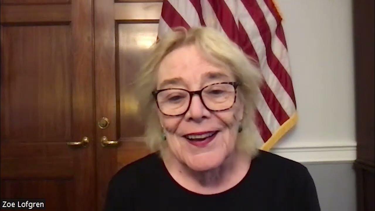 A special message from congresswoman Zoe Lofgren - YouTube
