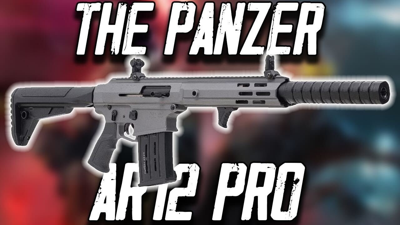 The Panzer AR-12 PRO Semi-Auto Shotgun - YouTube