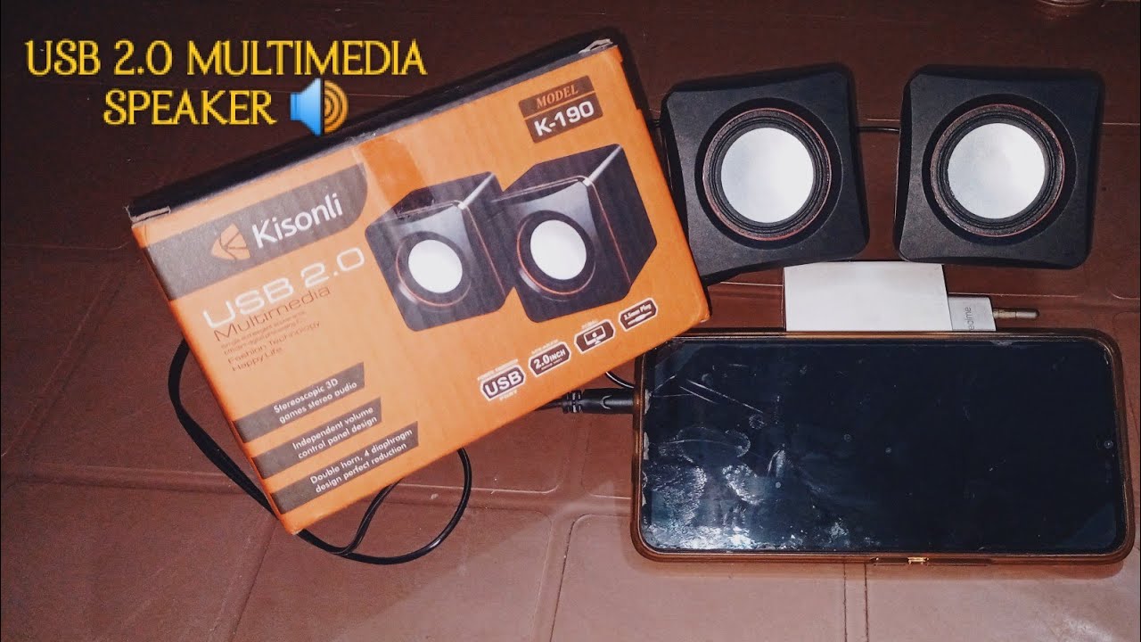 USB 2.0 MULTIMEDIA SPEAKER 🔊 UNBOXING - YouTube