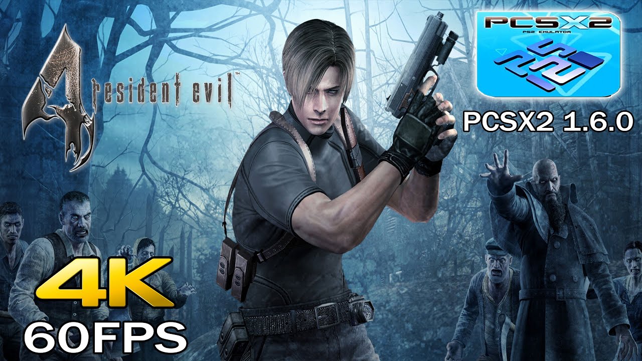 Resident Evil 4 PS2 In 4k 60fps PCSX2 1.6.0 [2020] - YouTube
