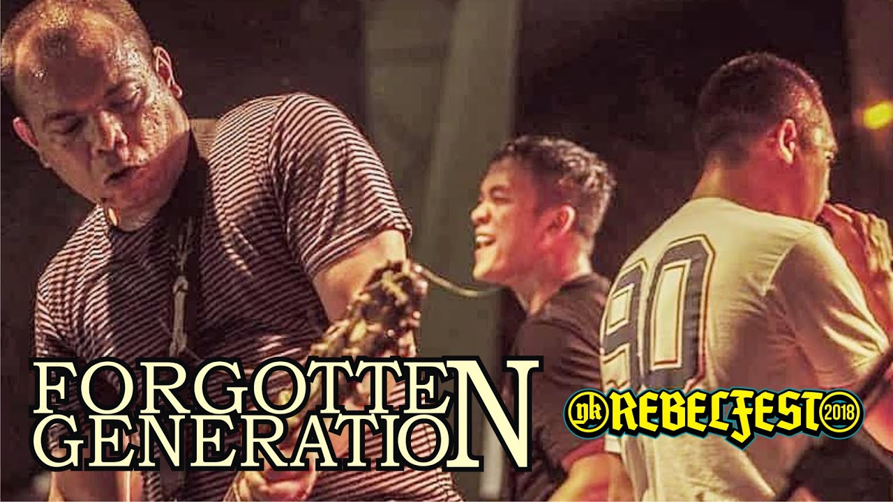 Forgotten Generation - Bergerak Live YK Rebelfest 2018 - YouTube