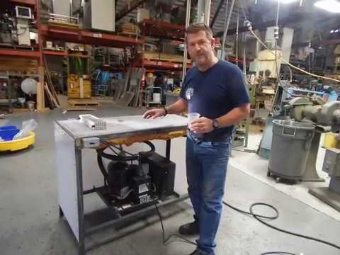 refrigerated lipstick chill table demonstration - YouTube