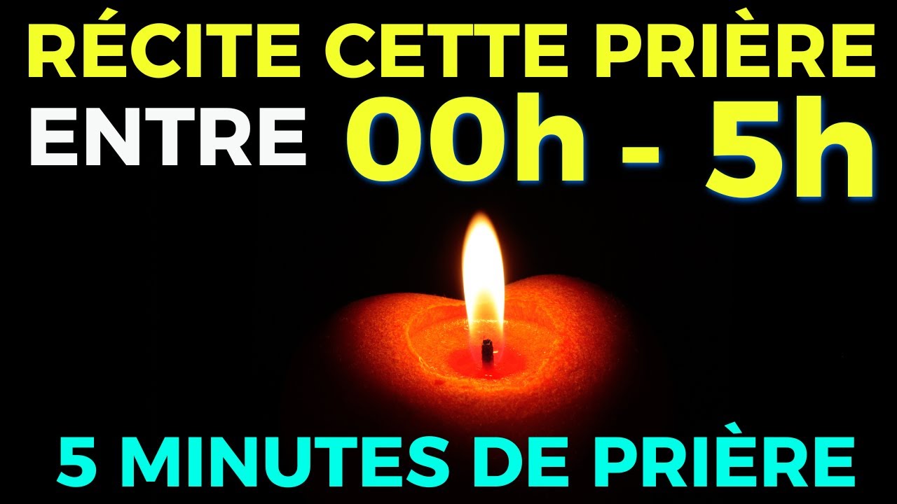 Prière de Minuit - Puissante Prière Quotidienne de la foi - Prière du ...
