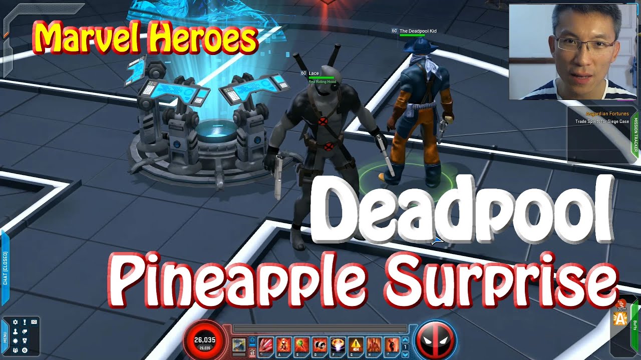 Marvel Heroes Deadpool Pineapple Surprise Guide - YouTube