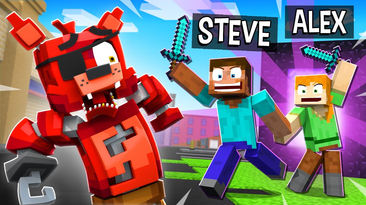 ALEX & STEVE vs. FNAF - Fazbear and Friends SHORTS #1-18 Compilation ...