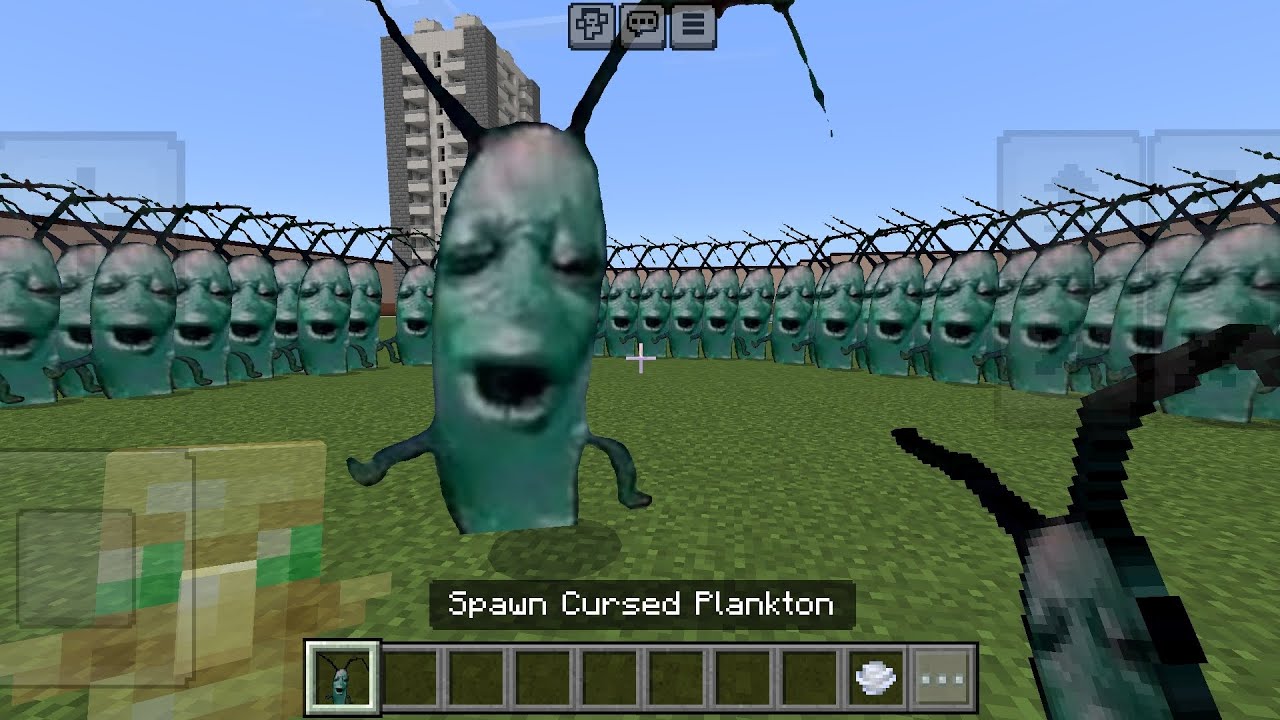Cursed Plankton | Minecraft (Custom Nextbots Part21) - YouTube
