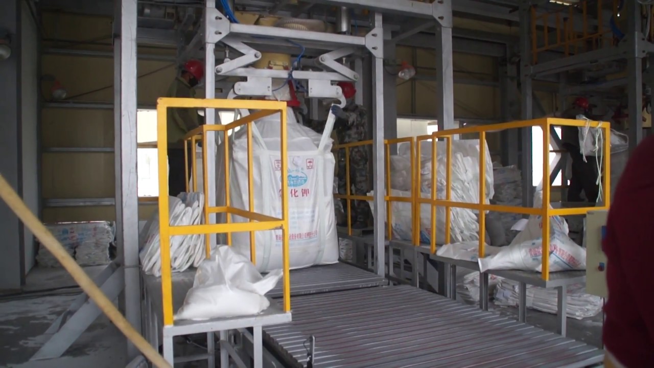 Ton bag Packing machine - YouTube