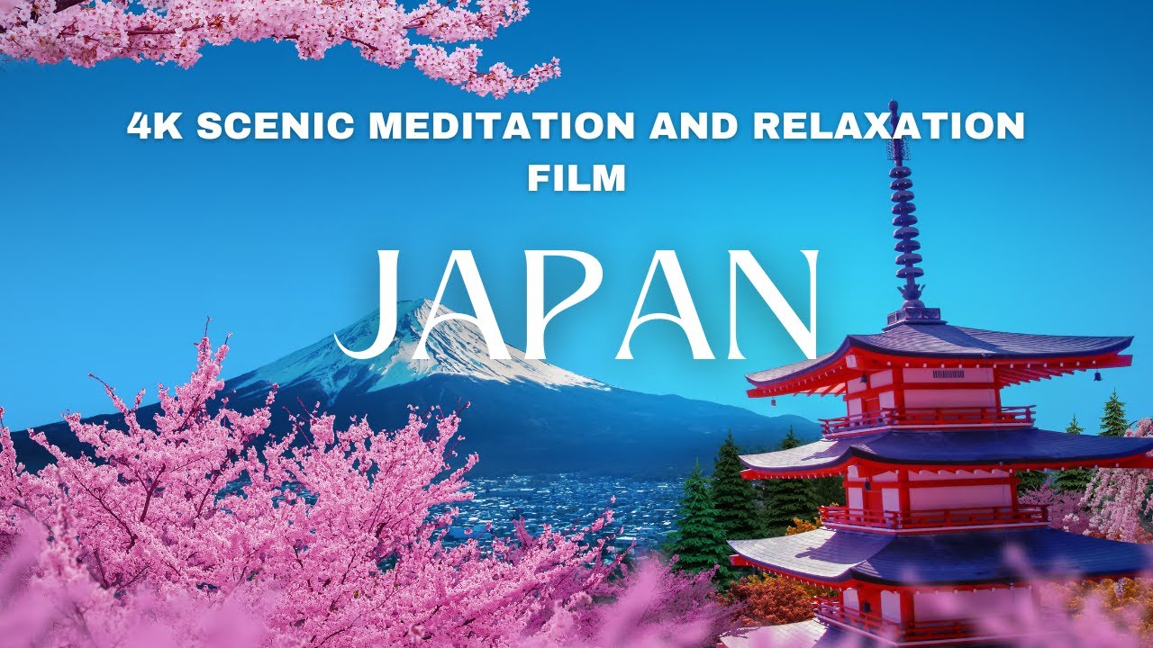 Japan - 4K Scenic Relaxation Film With Calm Peaceful Music - YouTube