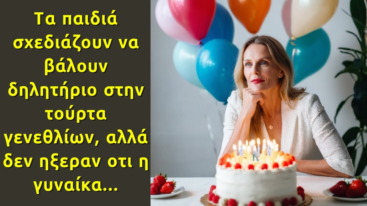 Τα παιδιά σχεδιάζουν να βάλουν δηλητήριο στην τούρτα γενεθλίων, αλλά ...