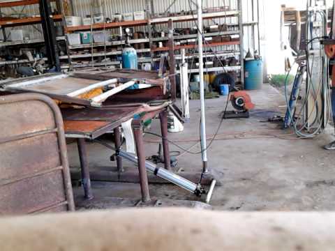 Pneumatic Calf Cradle ready for a test! - YouTube