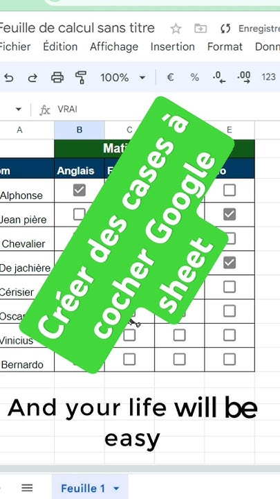 Why You Should Use Checkboxes in Google Sheets - YouTube