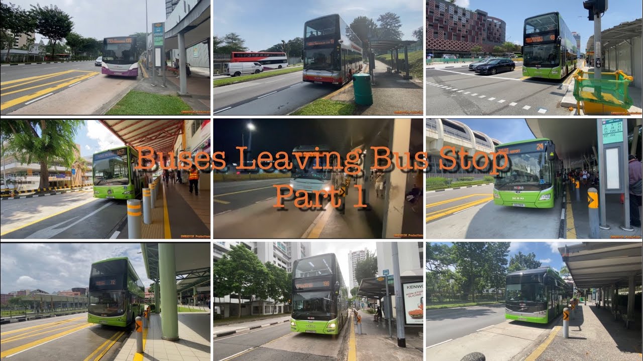 Buses Leaving Bus Stops Part 1 - YouTube