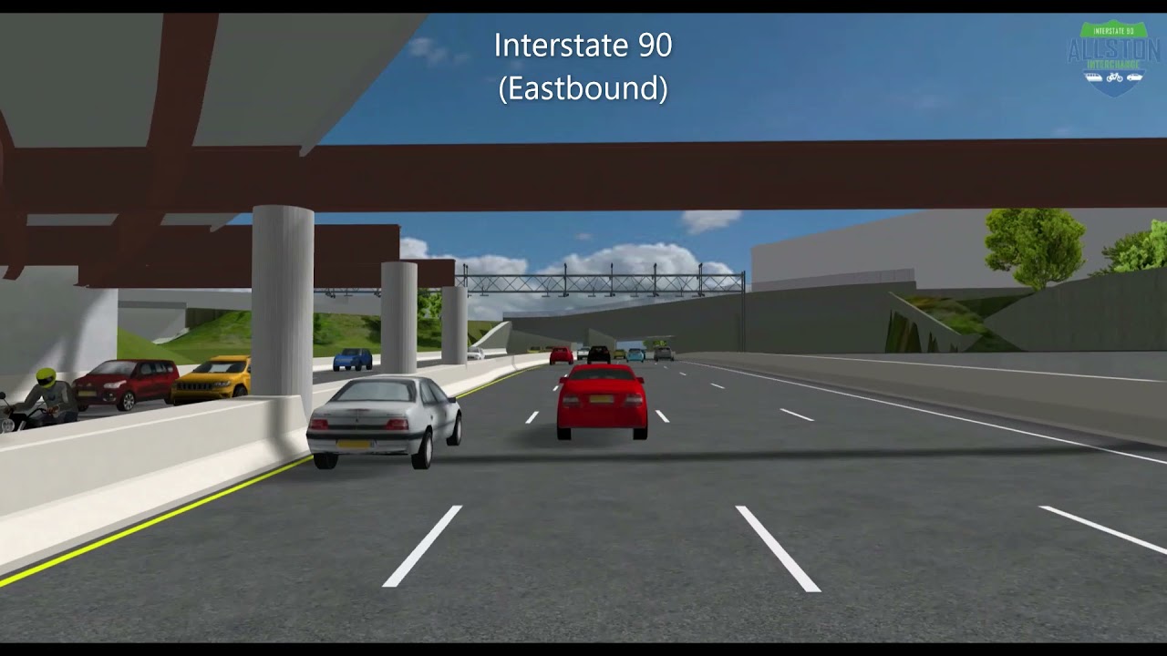 Modified At-Grade Option - I-90 Allston Multimodal Project - YouTube