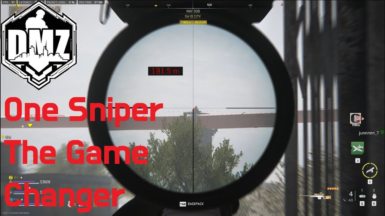 One Sniper The Game Changer (feat. Victus XMR) | DMZ Sniper - YouTube