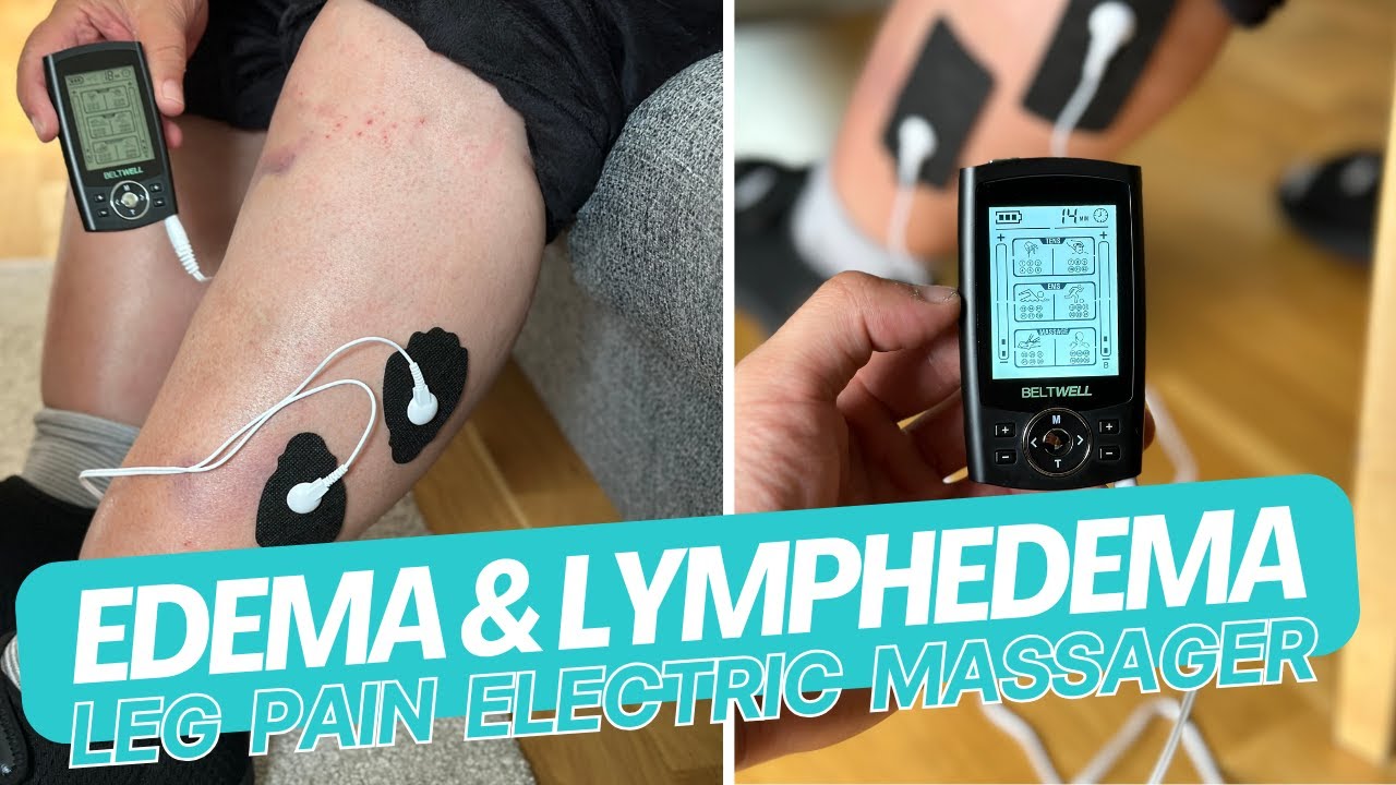 The Beltwell® - TENS Edema & Lymphedema Leg Pain Massager - YouTube