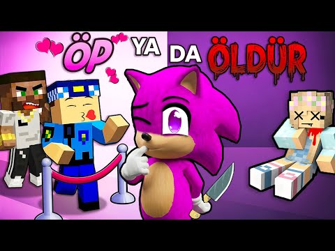Kız Bebek Sonic ÖP ya da ÖLDÜR Oynuyor -Minecraft