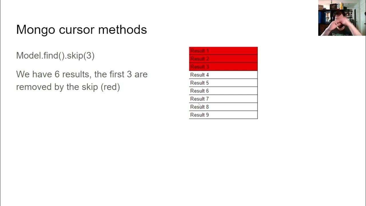 Mongoose Part 4 Cursor Methods And Aggregations Youtube