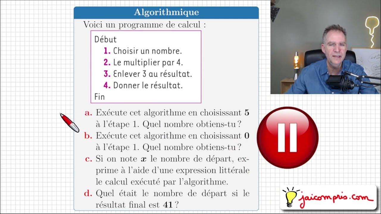 Exercice ♦ Programmation : exécuter un programme de calcul, un ...