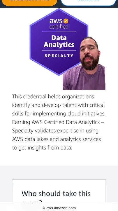 AWS Certified Data Analytics Specialty Certification - YouTube