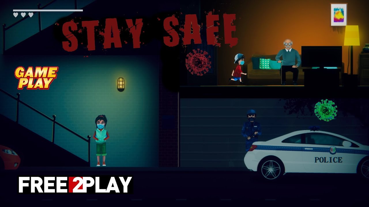 Stay Safe 2020 ★ Gameplay ★ PC Steam [ Free to Play ] platformer game ...