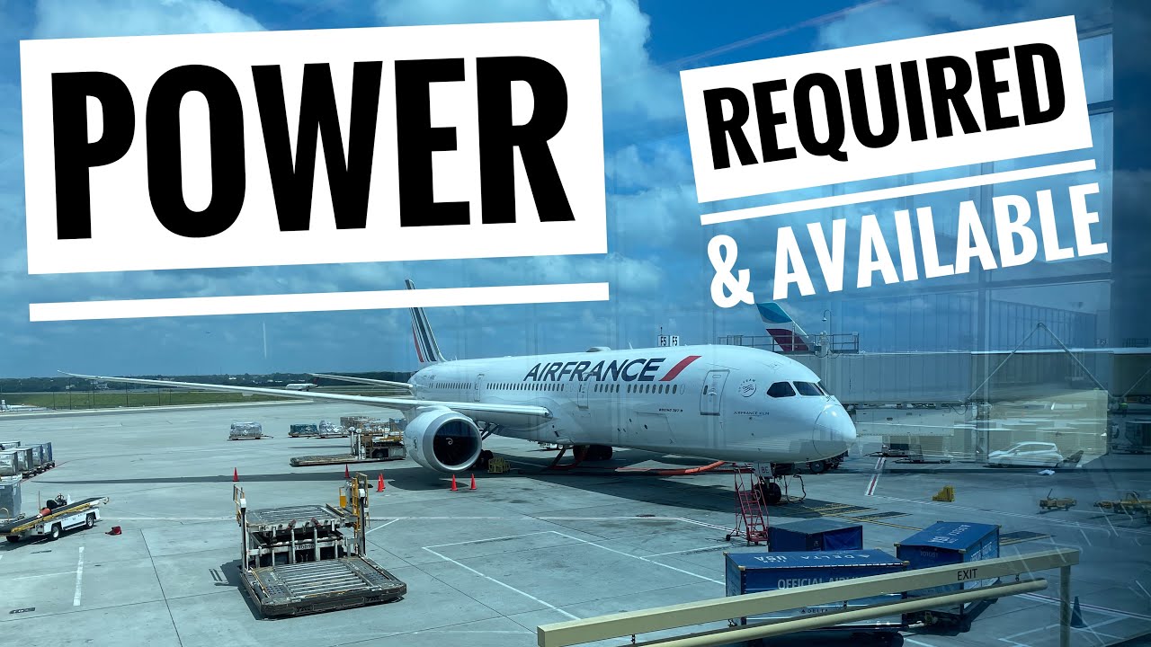 Airplane Power Required, Aerospace Engineering Lecture 32 - YouTube