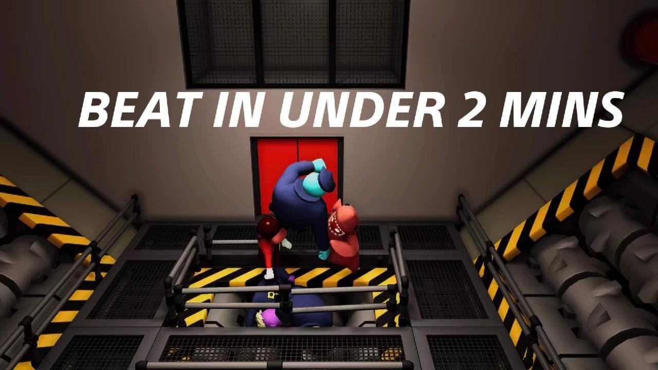 Gang Beasts - Waves Completion Grind With 2 Players - YouTube
