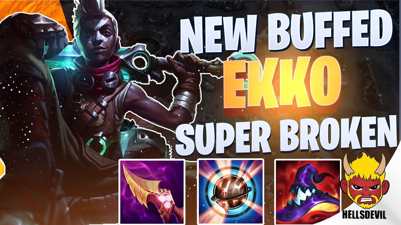 WILD RIFT | Buffed Ekko Is SO BROKEN! | Challenger Ekko Gameplay ...