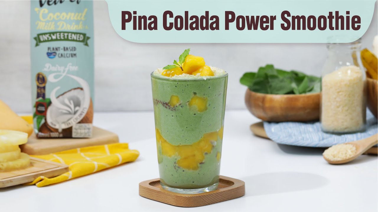 Quick & Easy Pina Colada Power Smoothie | Energized Drink | UFC Velvet ...