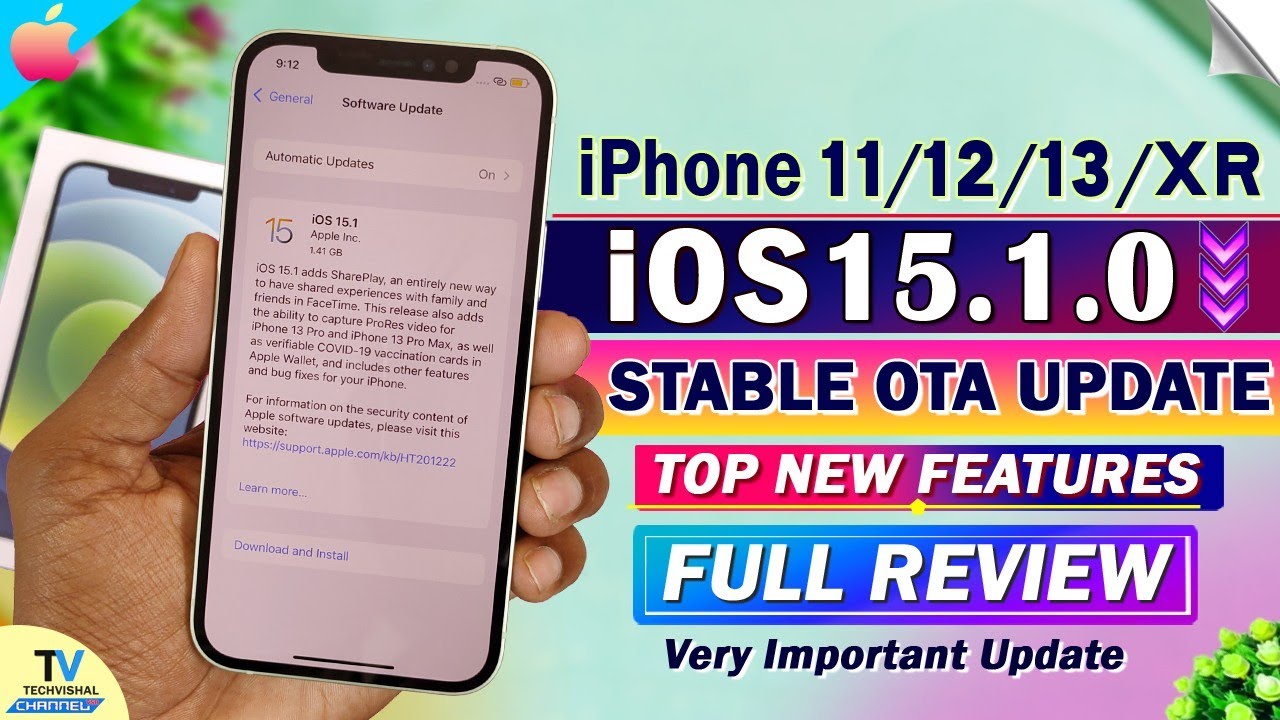 iOS 15.1 Update Released | Very Important Update | 8+ New Features ...