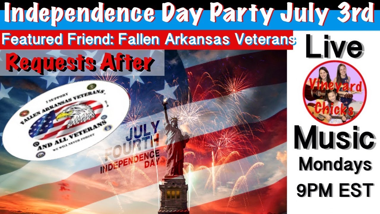 July 3rd Live Music (9PM EST) * July 3rd Songs by ...