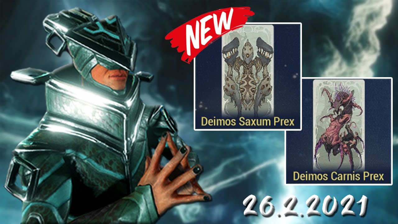 WARFRAME - บาโรมา ( 26.2.2021 ) [ Deimos Saxum Prex & Deimos Carnis ...