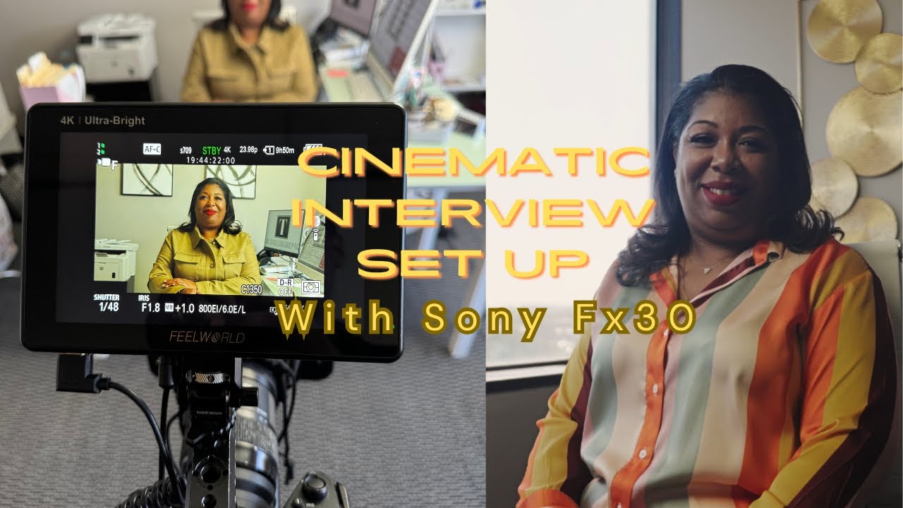 Cinematic Interviews With The Sony Fx30 and Comica Vm40!! - YouTube
