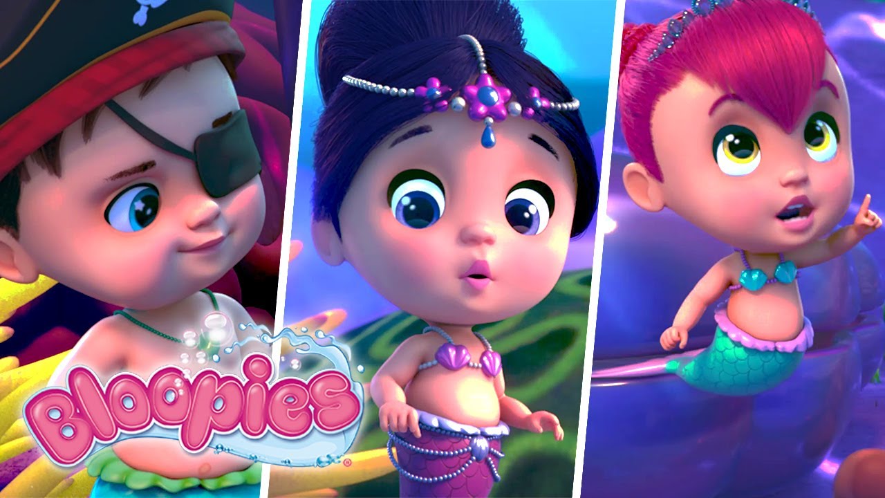 🧜‍♂️ SIRENAS de MAR 🌊 BLOOPIES 🧜‍♂️💦 SHELLIES 🧜‍♀️ ️ DIBUJOS ANIMADOS para NIÑOS en ESPAÑOL ...