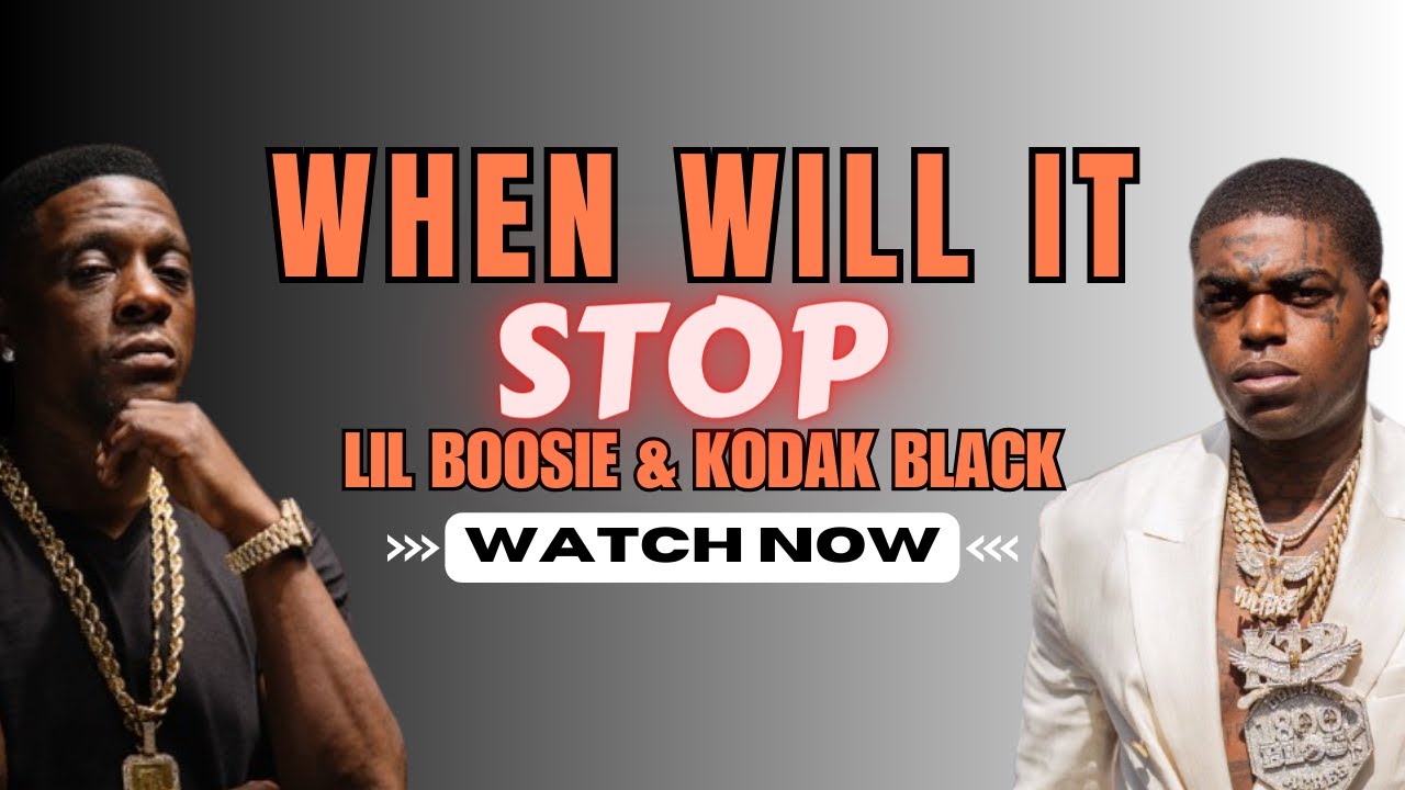 When will it STOP Lil Boosie and Kodak Black - YouTube