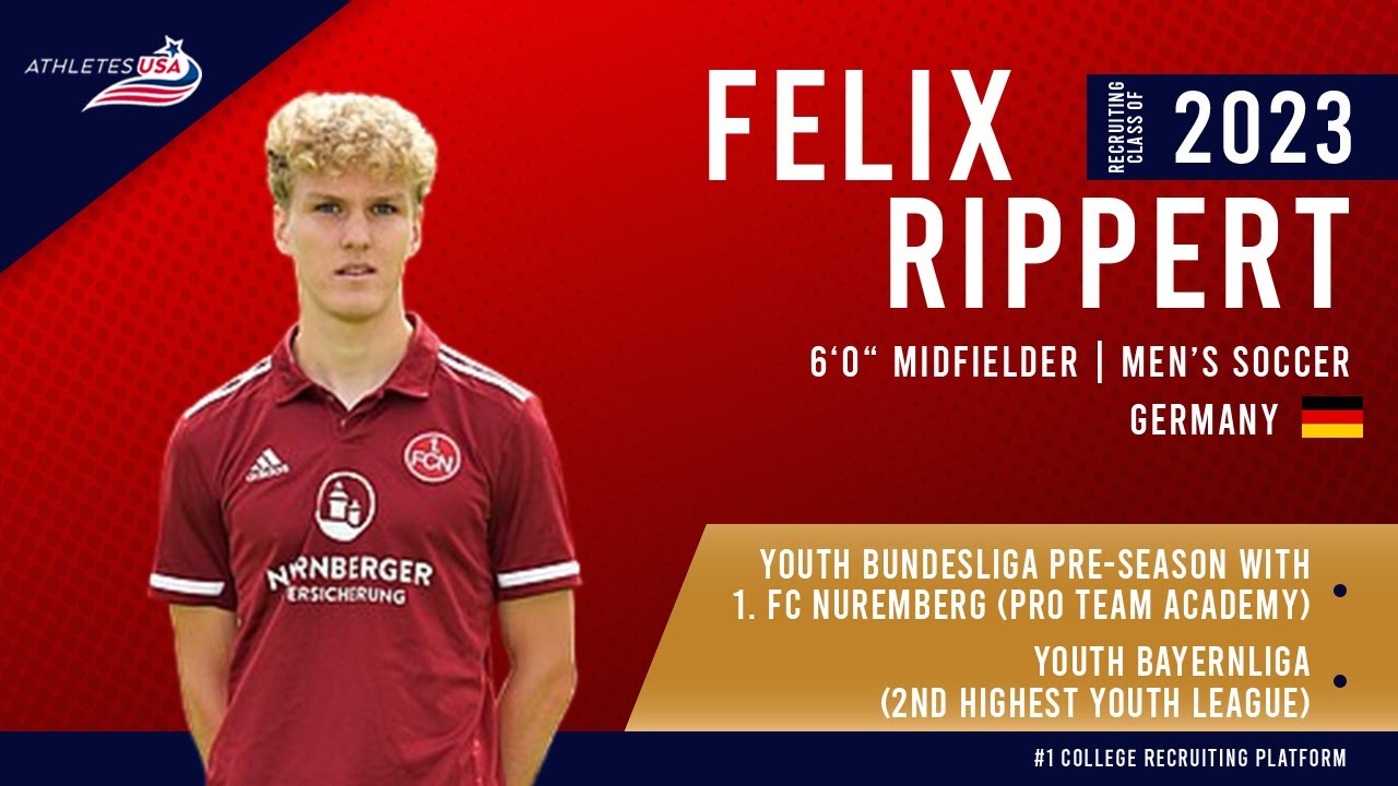 Men's Soccer | Attacker/Midfielder | Felix Rippert, Germany | Recruit ...