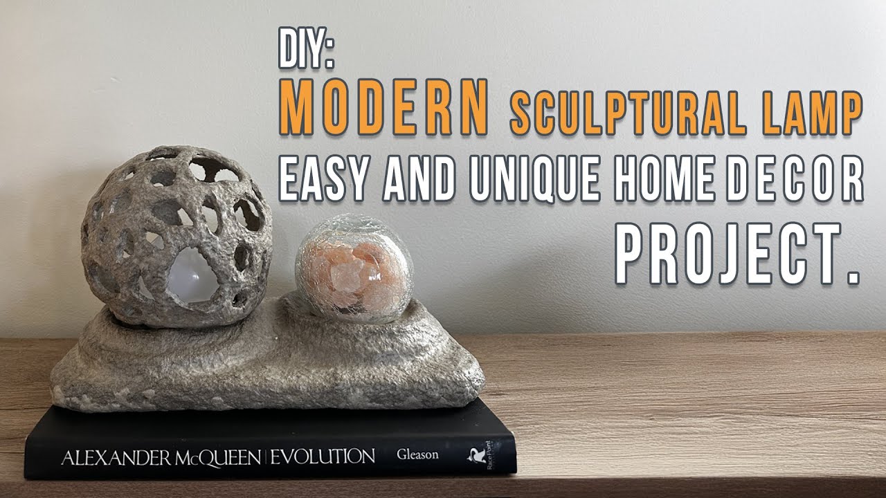 You Won’t Believe This Lamp is Made of Paper | DIY Paper Mache Light ...