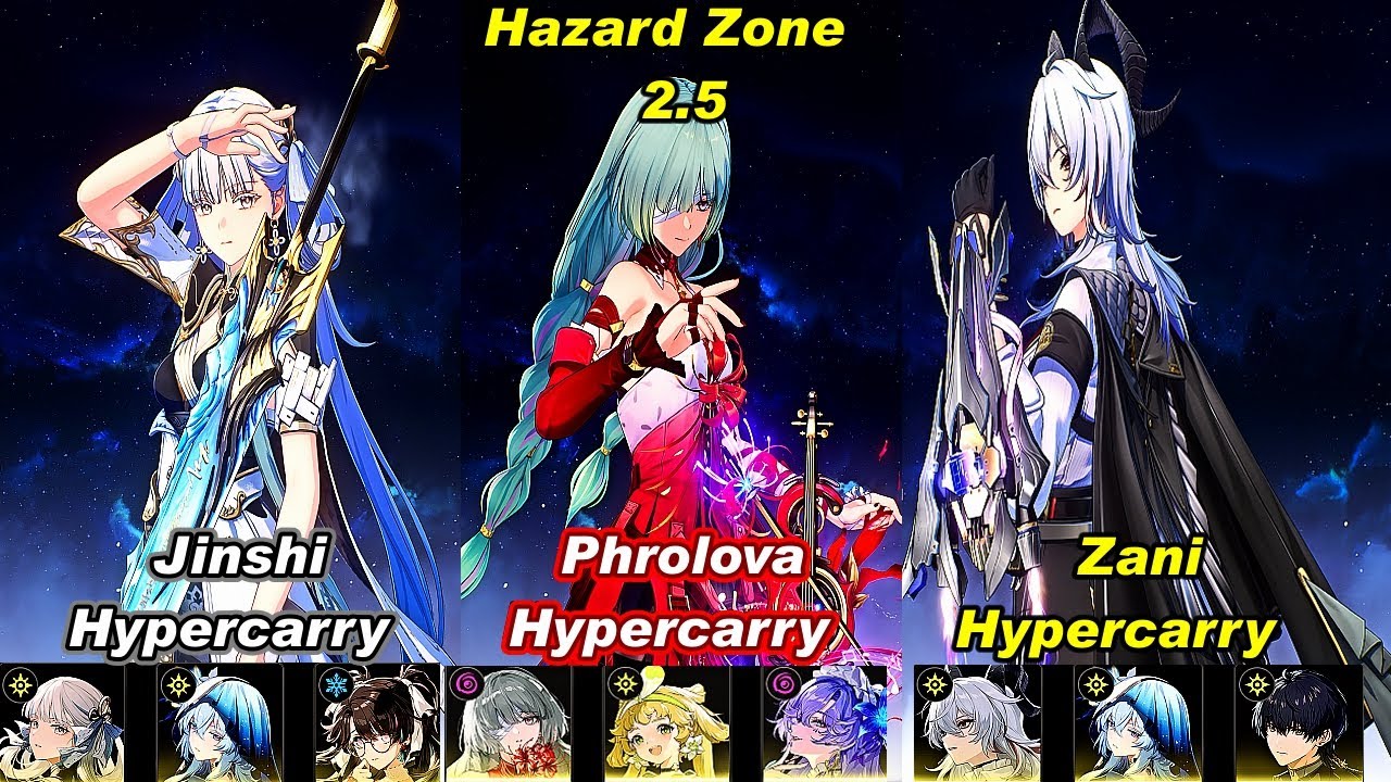 Tower of Adversity 2.5 Jinshi - Phrolova - Zani Hazard Zone -- 30 Crest ...