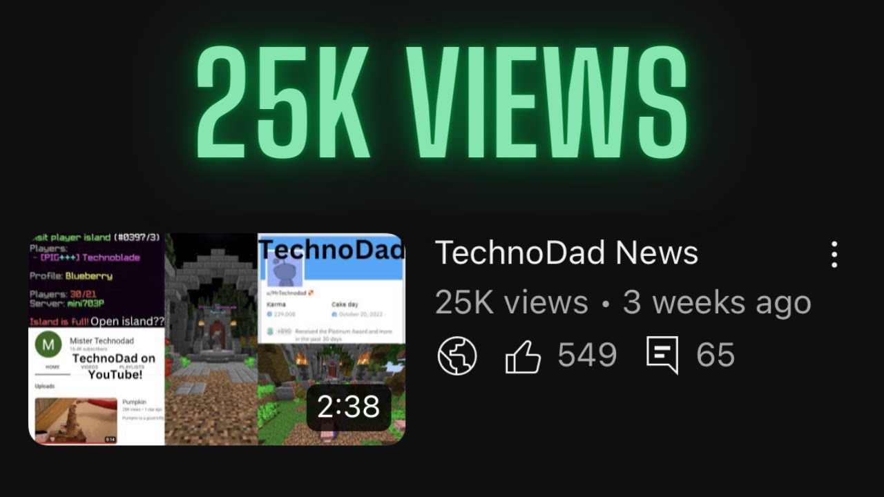 25k Views, This is amazing - YouTube