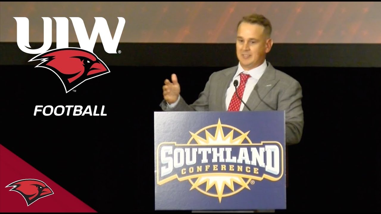 UIW FOOTBALL🏈 Head Coach ERIC MORRIS - Full Podium - YouTube