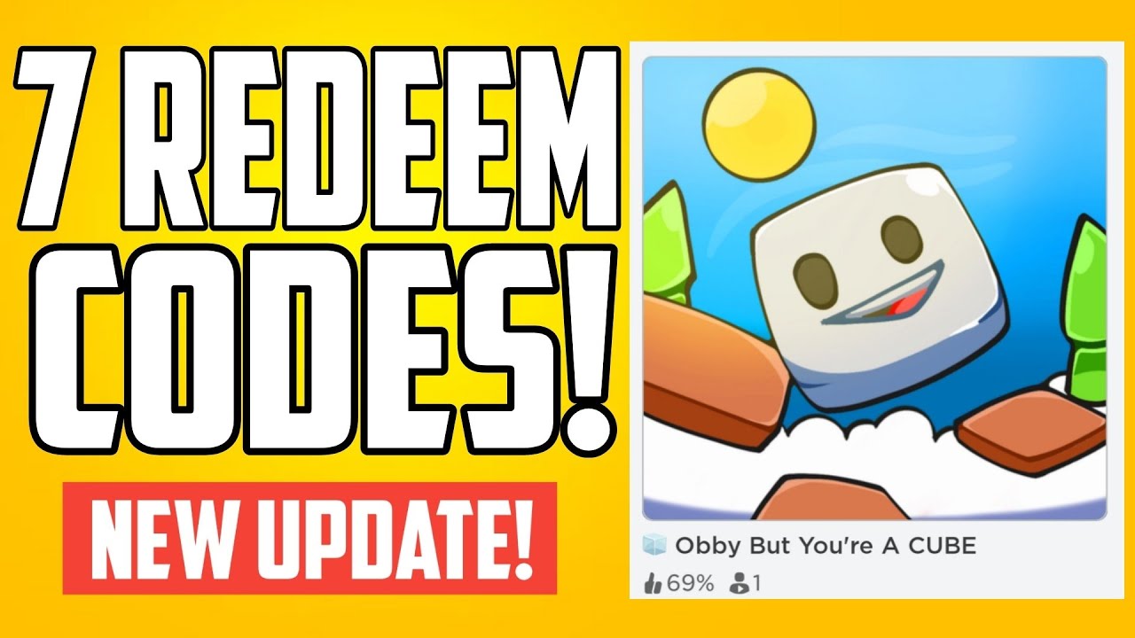Obby But Your A Cube CODES 2024 - EVERY WORKING CODES | ALL ROBLOX CODES - YouTube